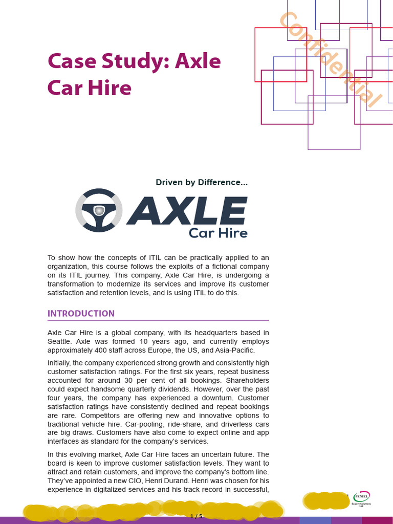 ITIL 4 Foundation - Premium - Case Study | PDF | Outsourcing | It Service Management