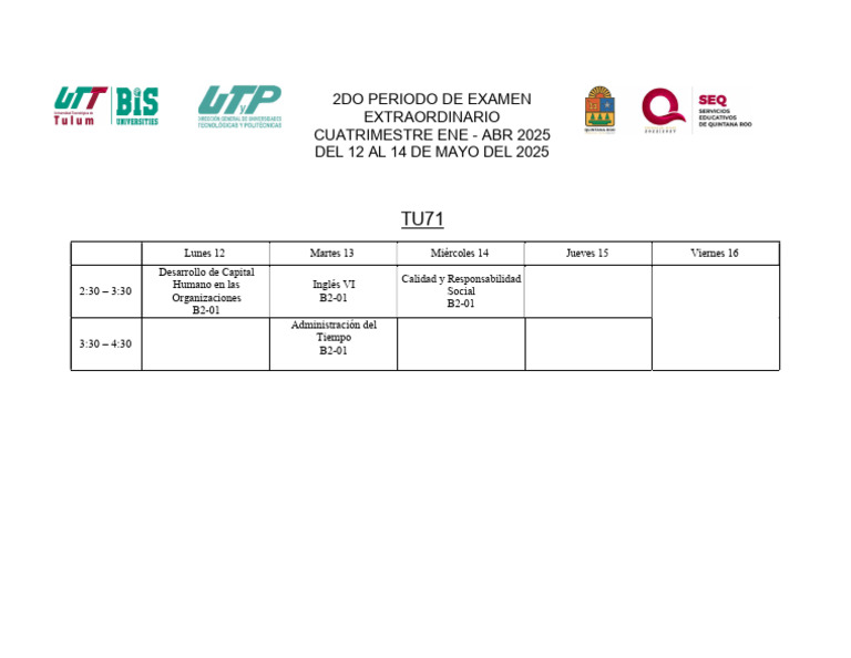 2do Periodo Extraordinario 7mo | PDF