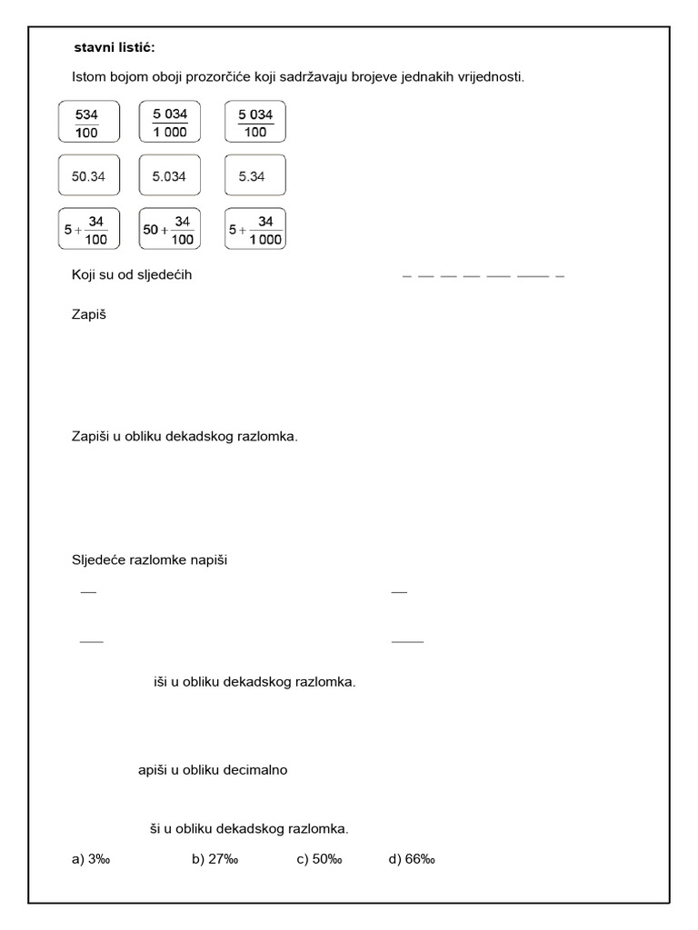 ZAdaci Iz Matematike | PDF