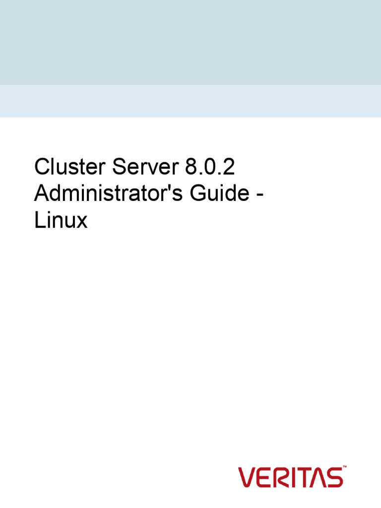Vcs Admin 802 Lin | PDF | Computer Cluster | Command Line Interface