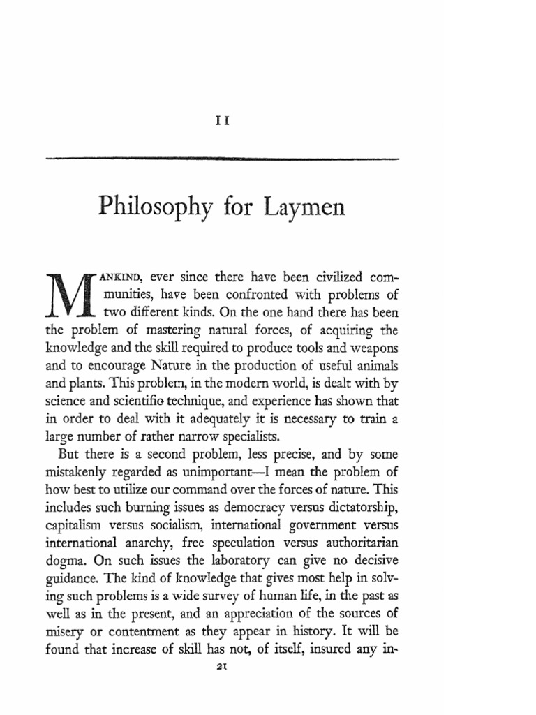 Philosophy For Layman | PDF | Science | Skepticism