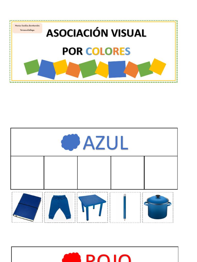 Asociación Visual Colores | PDF