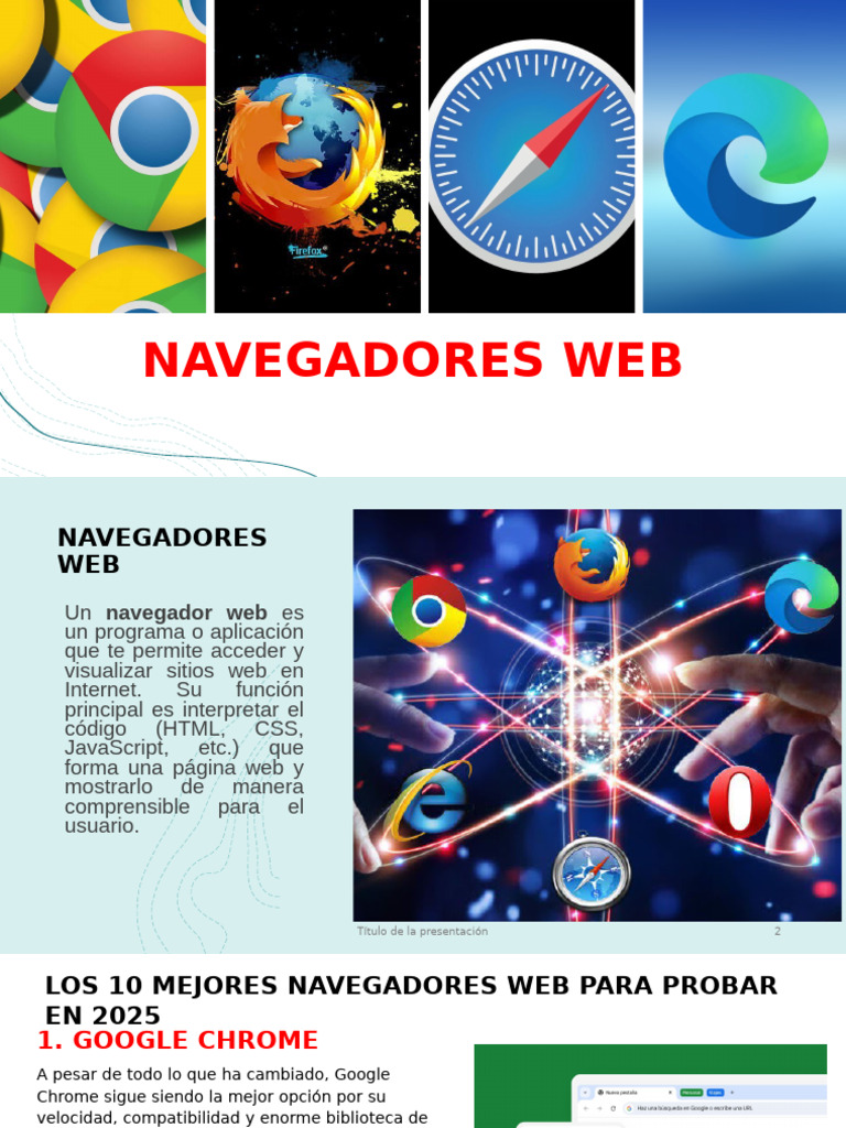 Navegadores Web | PDF | Privacidad en internet | Red mundial