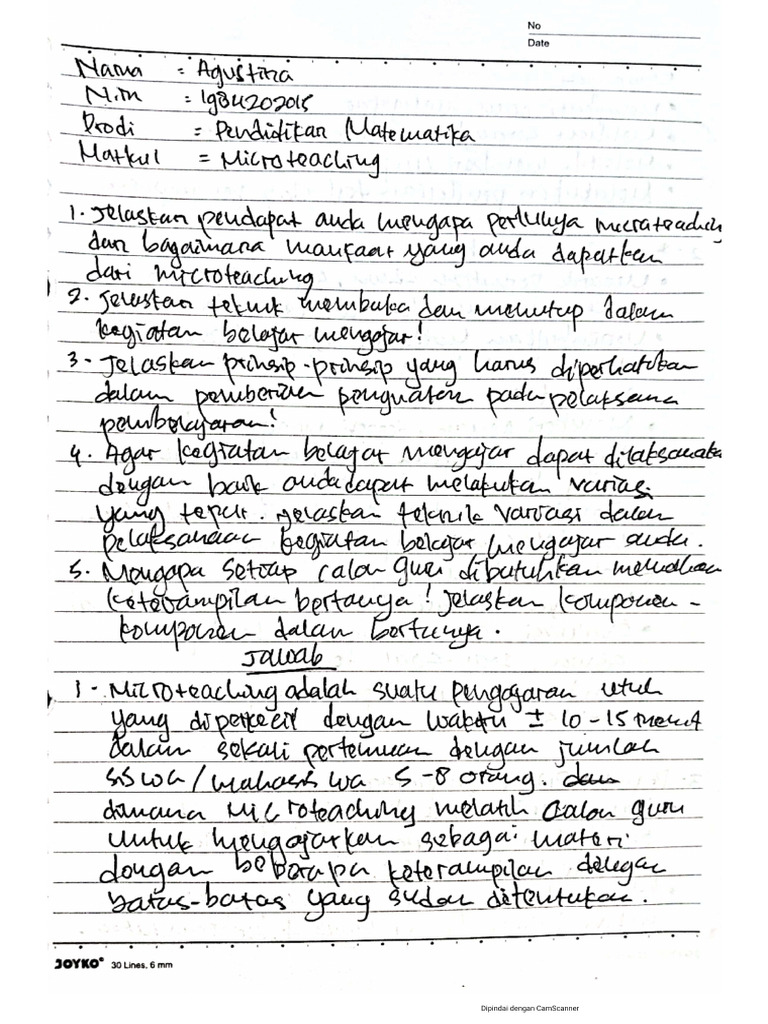 Mid Microteaching | PDF
