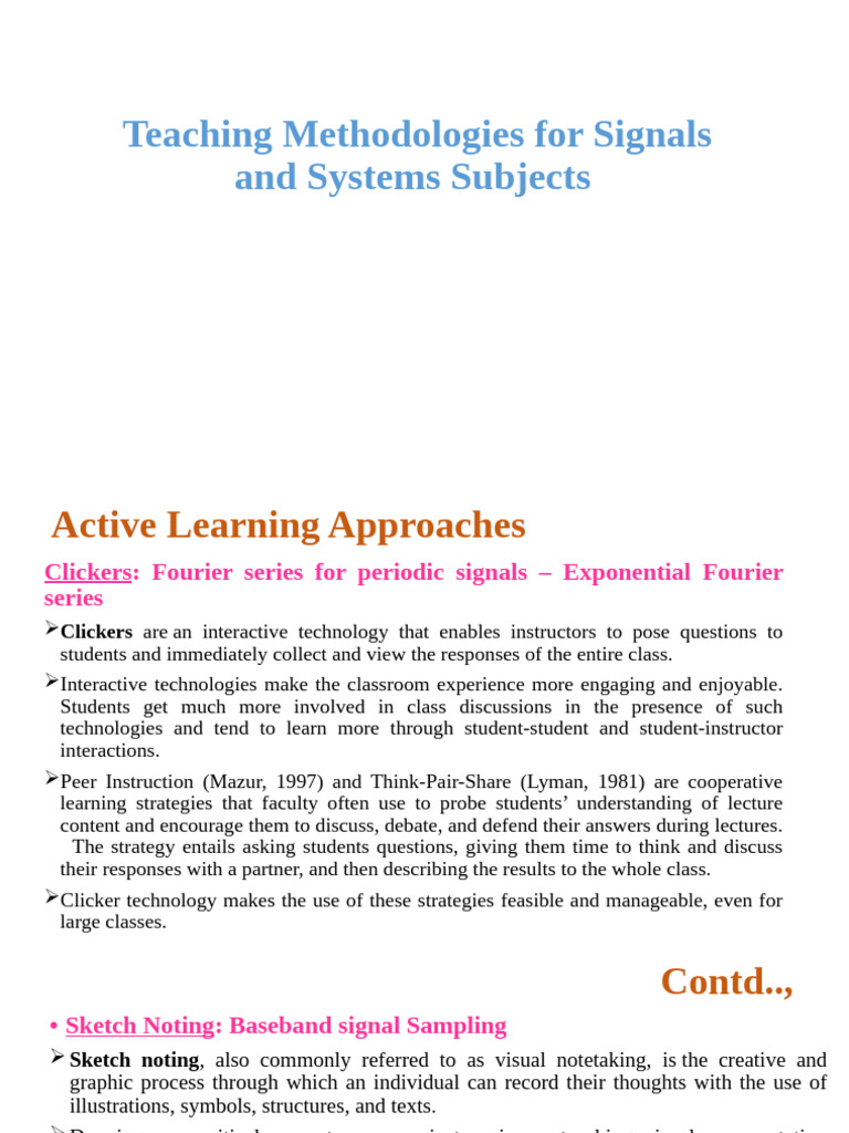 Teaching Methodology Presentation | PDF | Learning | Pedagogy