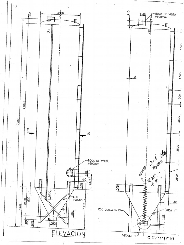 Planos tanques grasa amarilla | PDF