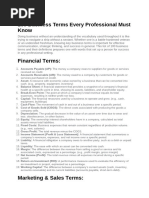 Business Management Vocabulary | PDF
