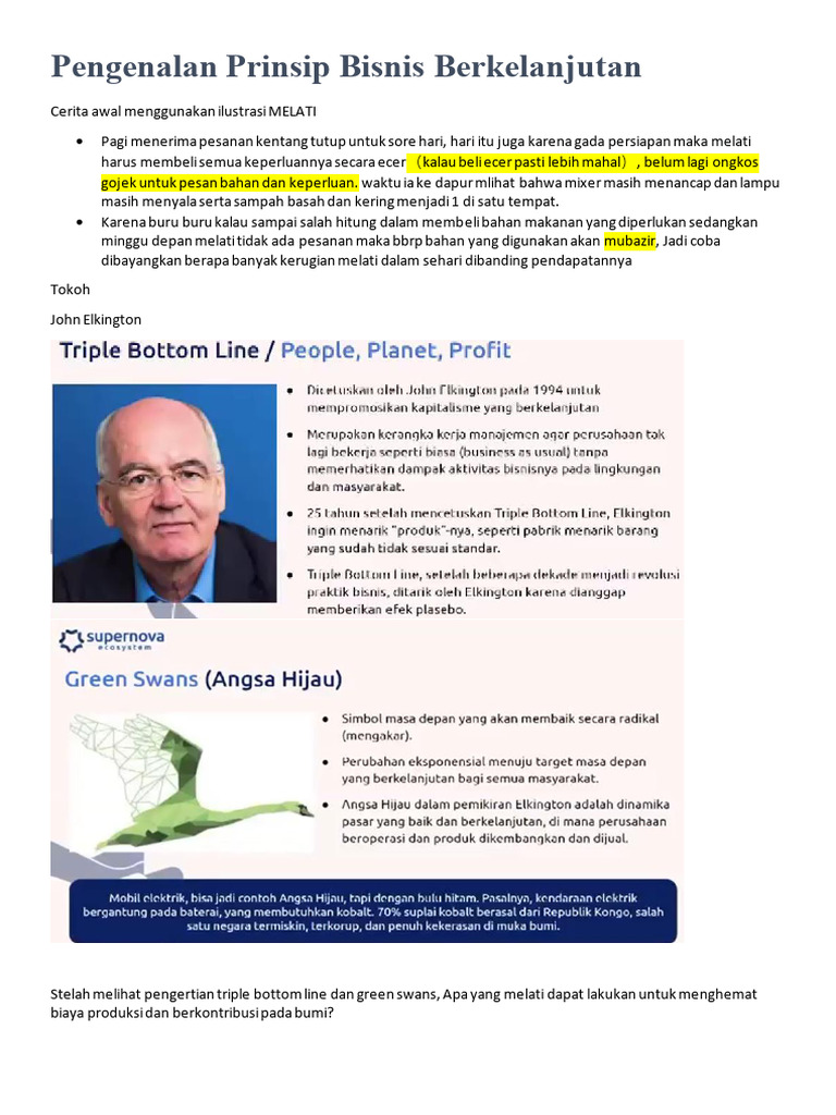 Keberlanjutan Lv.1 | PDF