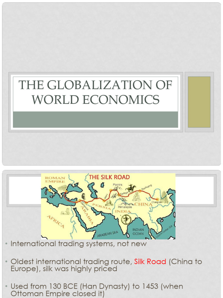 The Globalization of World Economics | PDF | Gold Standard | Neoliberalism