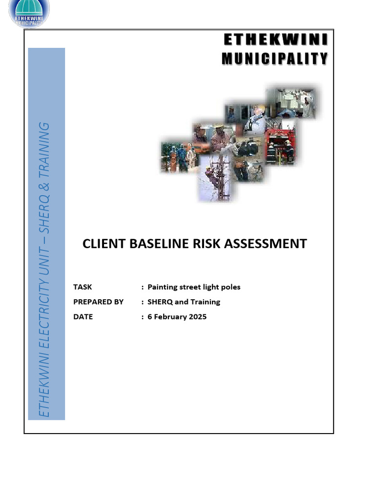 Baseline Risk Assessment | PDF | Risk | Personal Protective Equipment