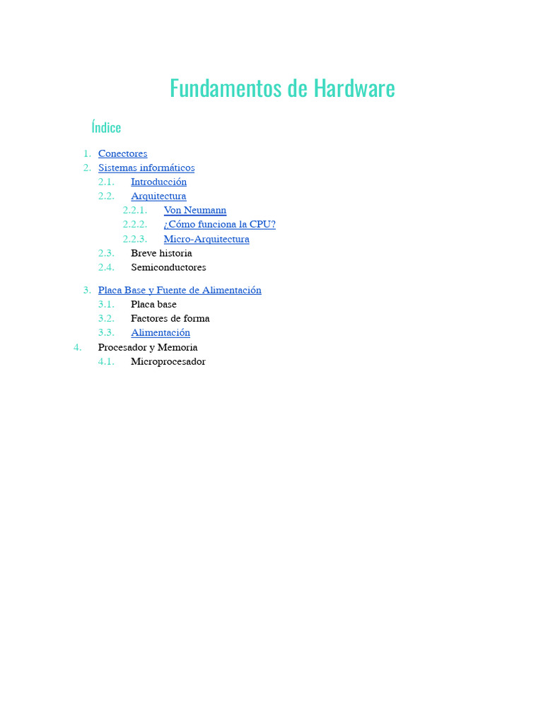 Fundamentos de Hardware | PDF | Microprocesador | Circuito integrado