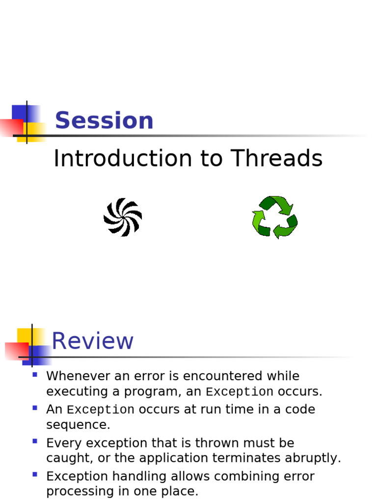 Chapter 2 - Multi - Threading | PDF | Thread (Computing) | Process (Computing)