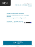 Une HD - 60364 5 54 2015 (A1 2023 | PDF | Comisión Electrotécnica ...