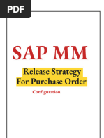 Release Strategy in SAP MM - Procedure For Purchase Order | PDF | Computing | Information ...