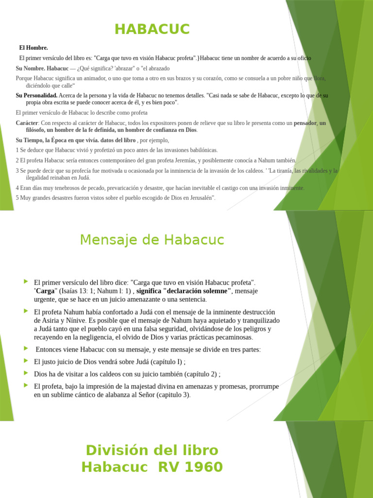 El Mensaje y Juicio de Habacuc | PDF | Creencia religiosa y doctrina