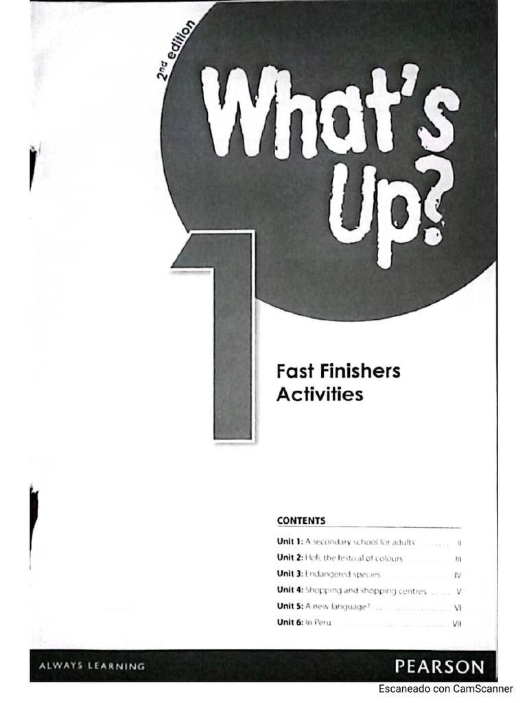 WSSP Fast Finishers Activities 2 | PDF