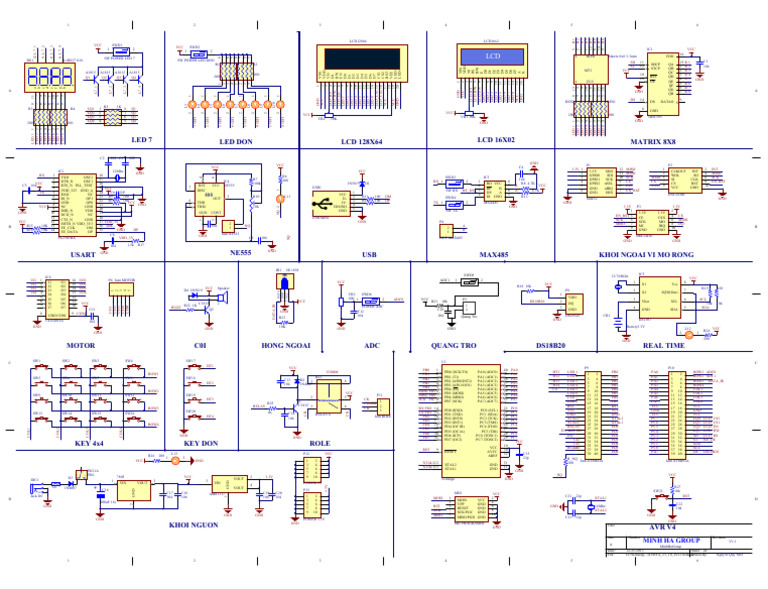 AVR KIT Schematic | PDF