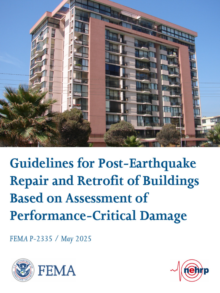 Fema RSL Guidelines For Post Earthquake Repair and Retrofit of Buildings p2355 042025 | PDF ...