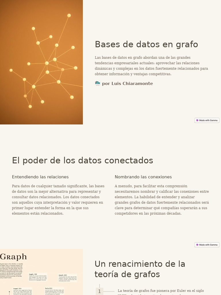 Presentación Bases-De-Datos-En-Grafo | PDF | Bases de datos | Teoría de grafos