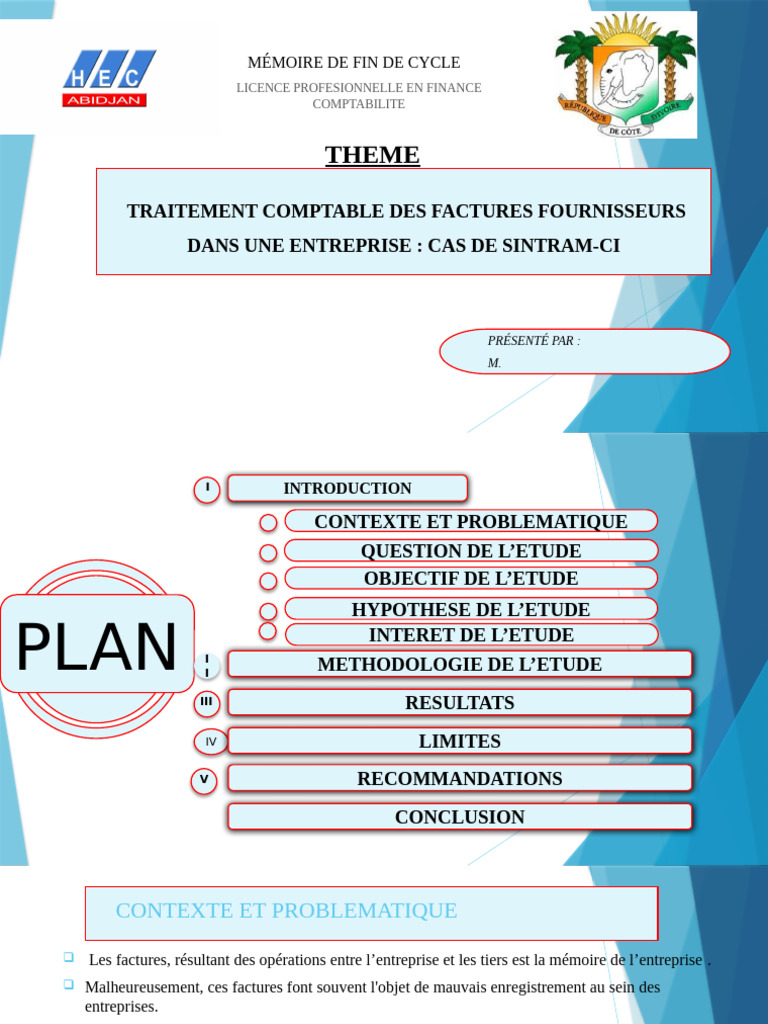 Traitement des Factures Fournisseurs à SINTRAM-CI | PDF | Comptabilité ...