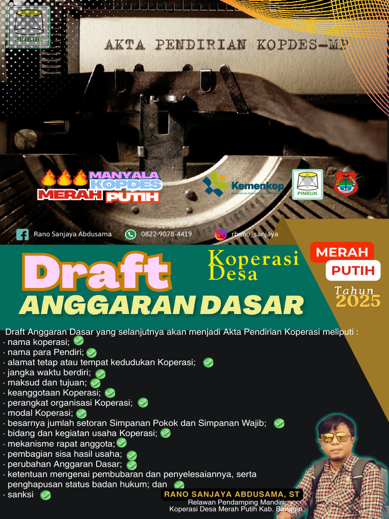 Draft Ad Kopdes Mp-Ok | PDF