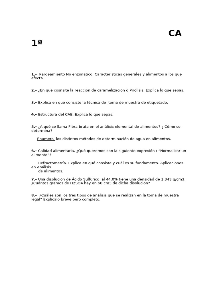 CA 1 | PDF