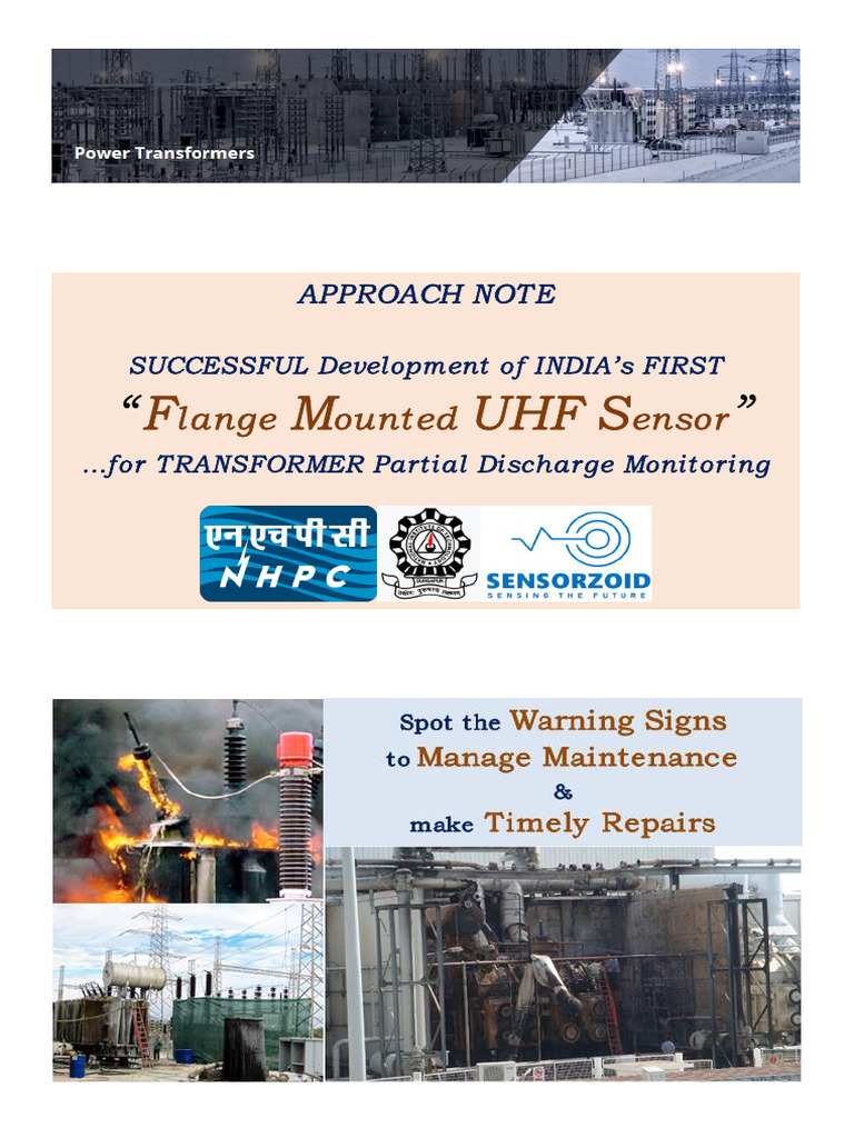 UHF Sensor for Transformer Monitoring | PDF | Electrical Engineering ...