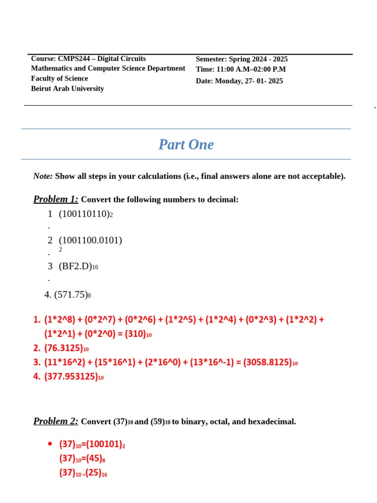 Lab1_Digital_ModelAnswer | PDF | Hardware Description Language | Computer Science