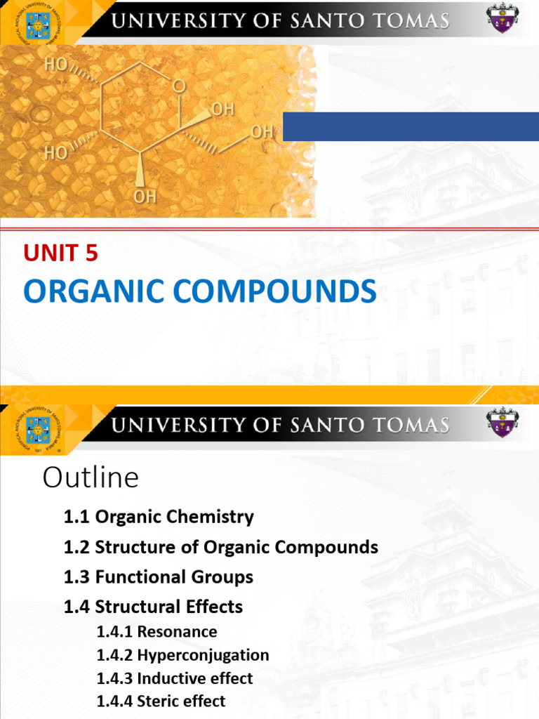 Unit 5 Organic Compounds (UST Template | PDF | Chemistry | Organic ...