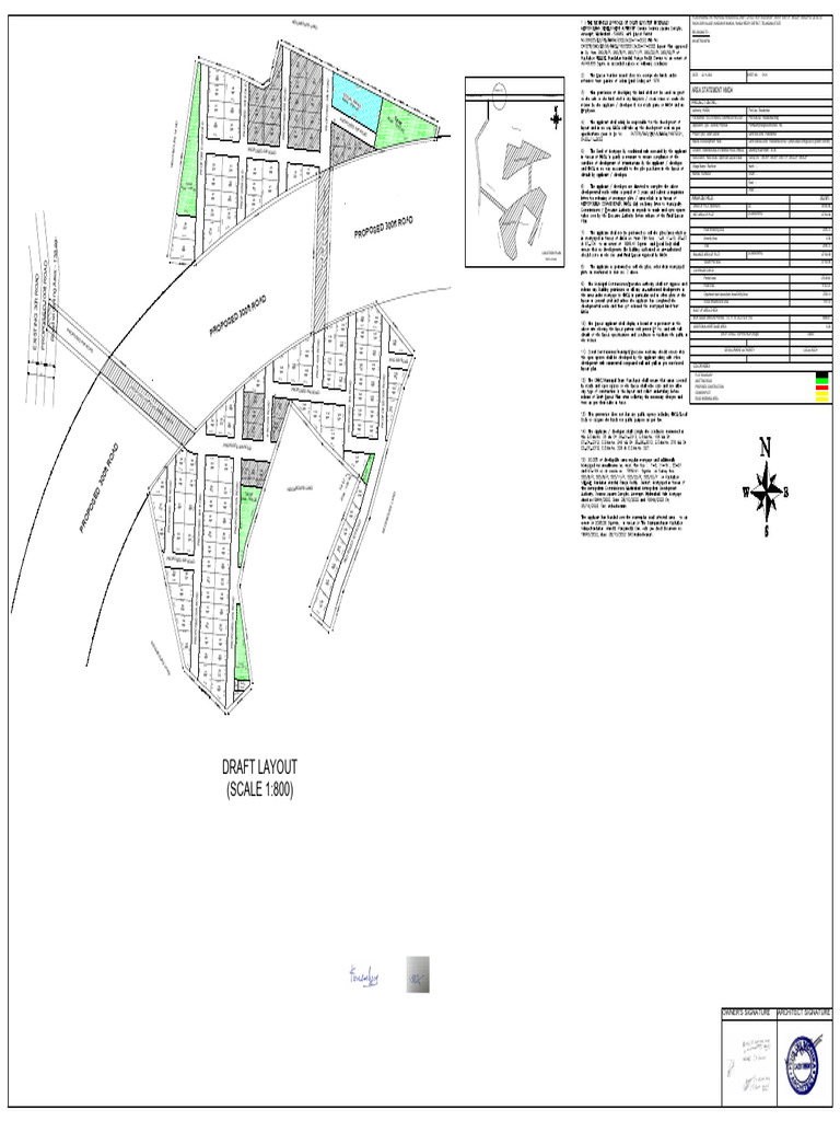 Proposed Residential Layout in Rachloor | PDF