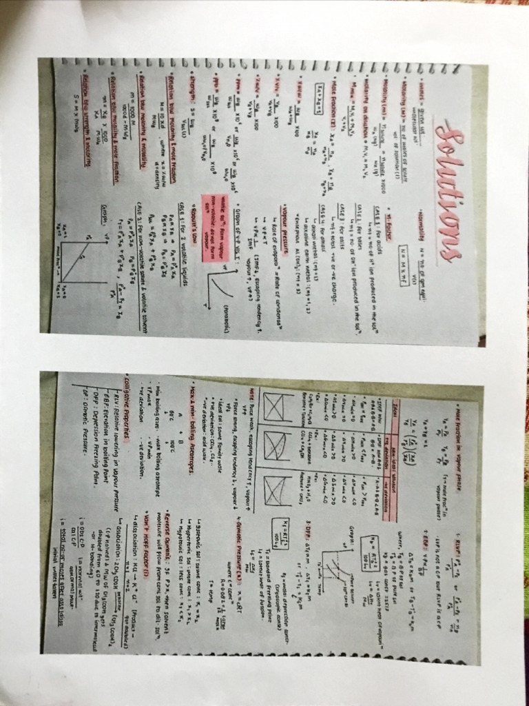 26-05-25, Chemistry Class 12 Isc Notes Chapter 1 | PDF