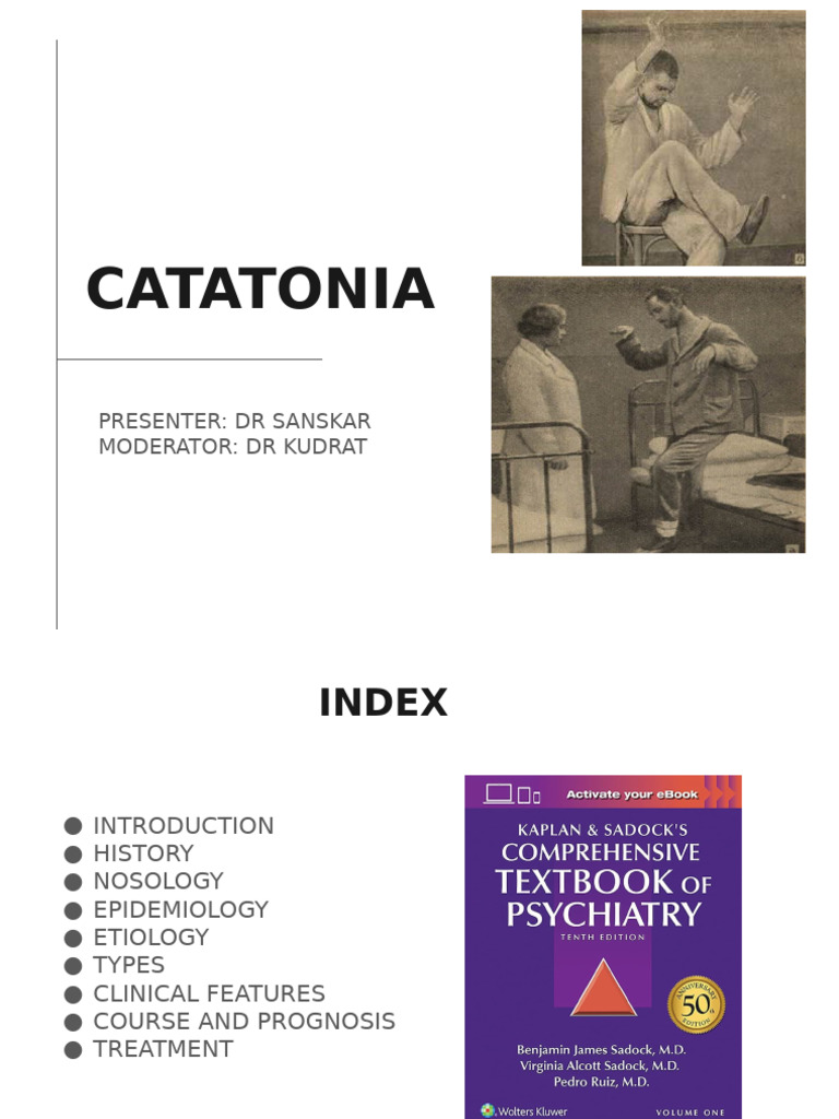 Catatonia - Dr. Sanskar Seksaria | PDF | Diseases And Disorders | Abnormal Psychology