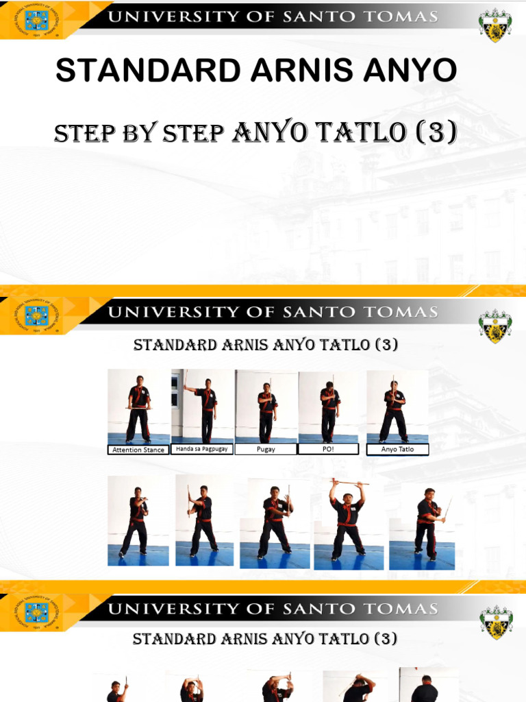 STEP by STEP Standard Arnis Anyo 3 | PDF