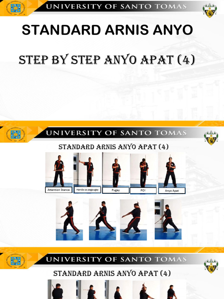 Arnis Anyo Apat: Step-by-Step Guide | PDF