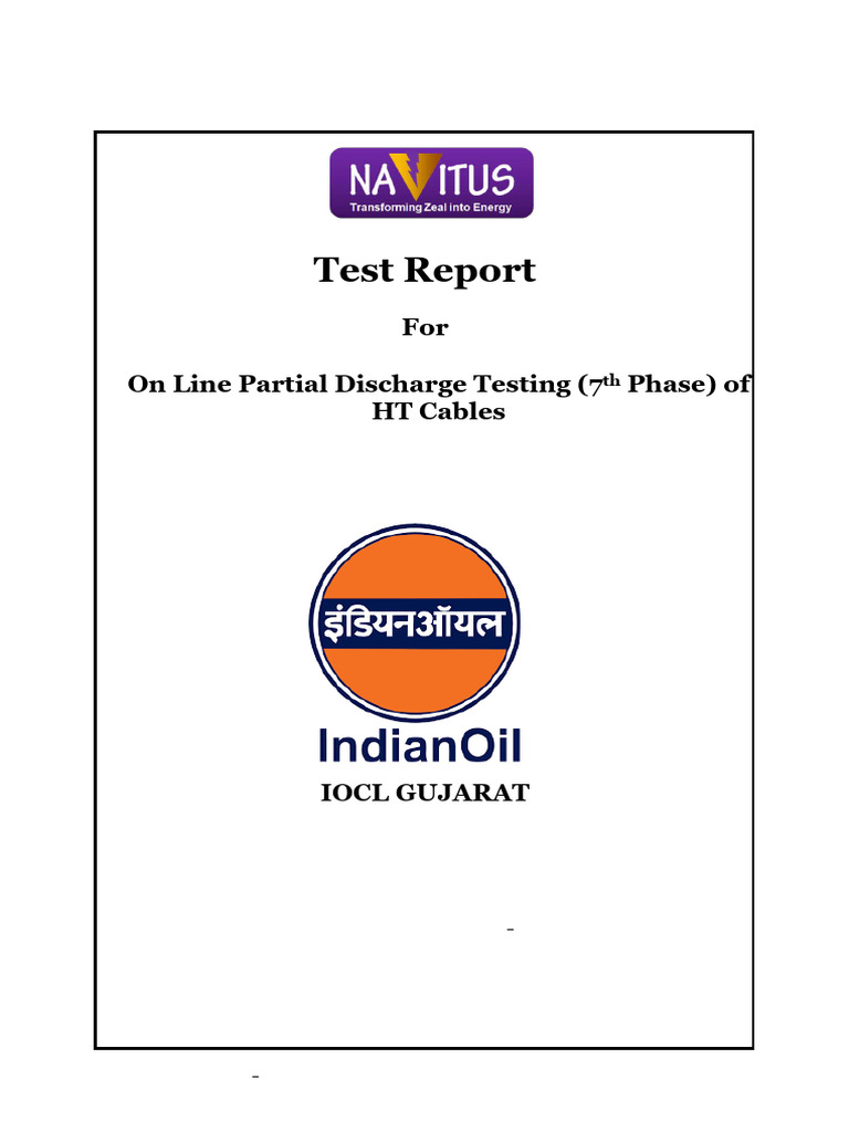 PD Test Report (Cable) | PDF | Electricity | Information And ...