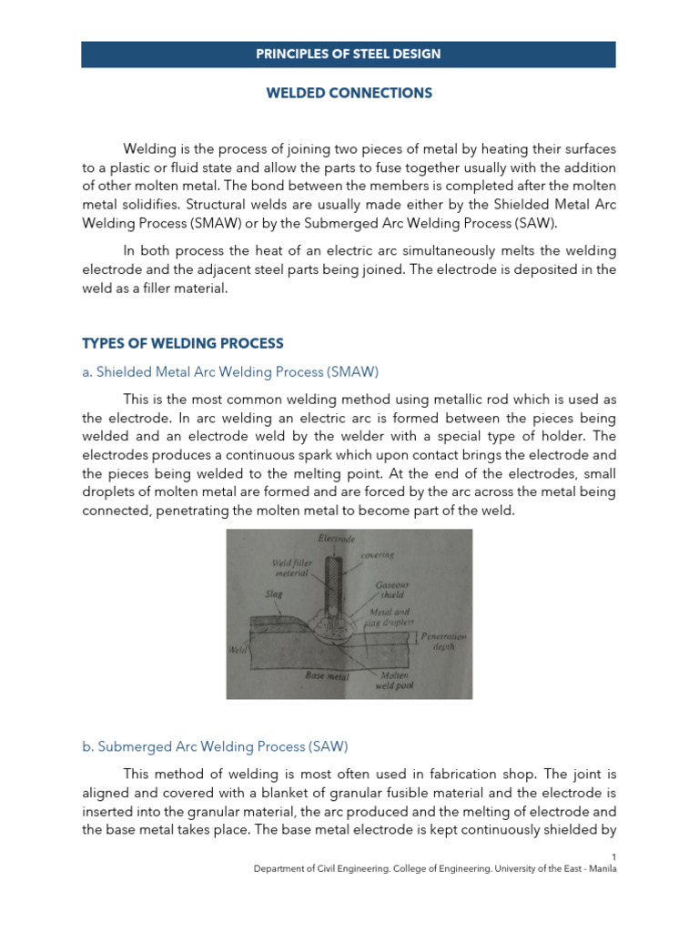 Lesson 7. Welded Connections | PDF | Welding | Construction