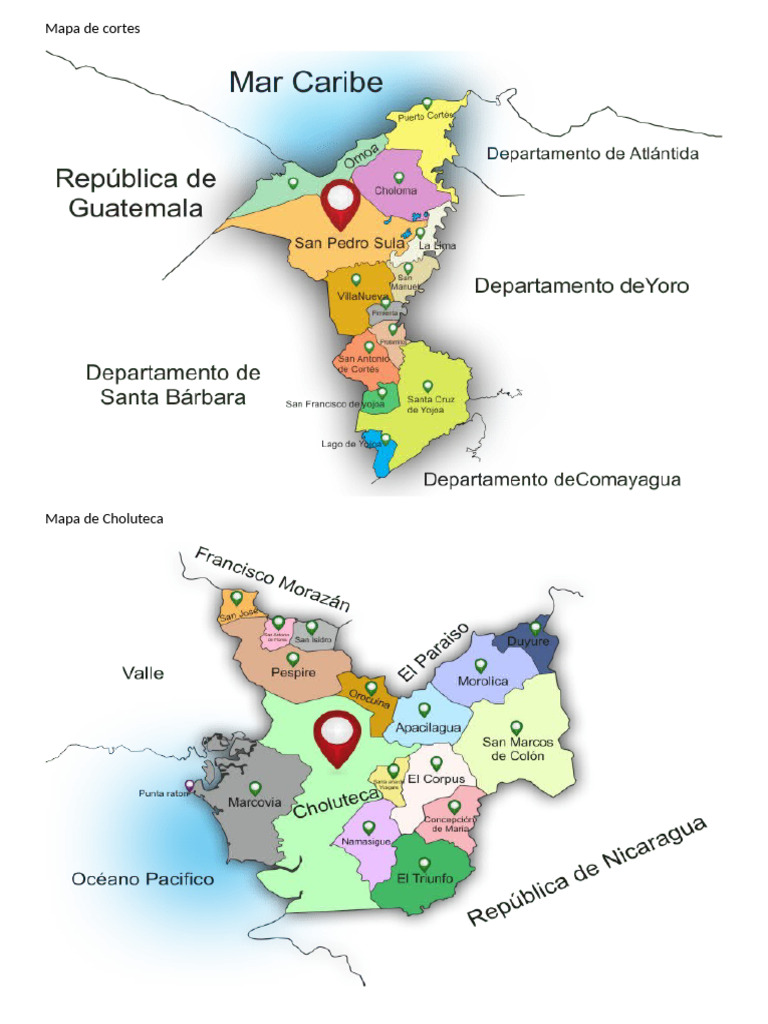 Mapa de Cortes y Mas Departamentos | PDF