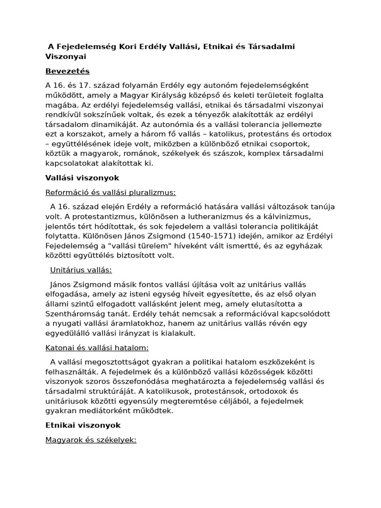 Erdély | PDF