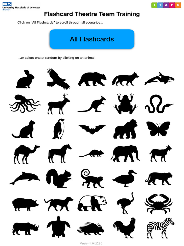 Flashcard Menu For QR Code | PDF