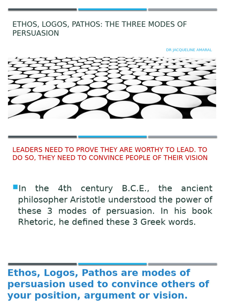 Ethos, Logos, Pathos | PDF