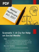 Mental Health Act RA 11036 Presentation | PDF