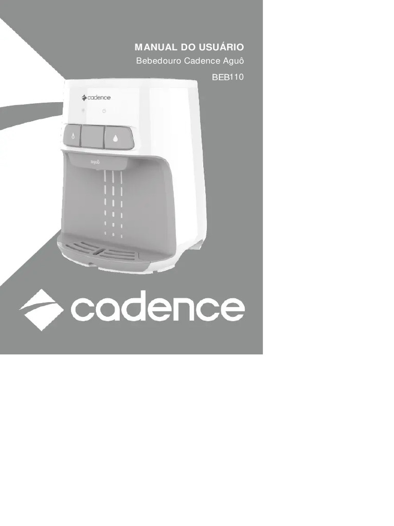 Manual de Instruções Cadence Águo BEB110 (Português - 12 Páginas) | PDF