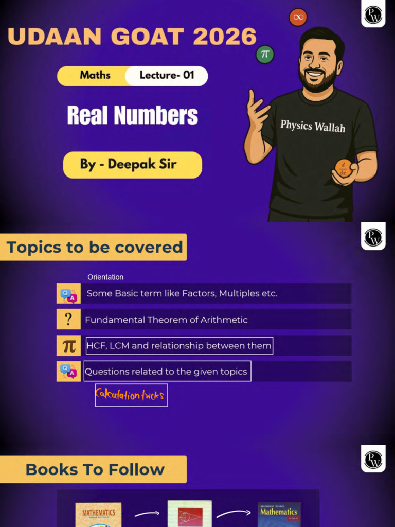 maths udaan goat | PDF