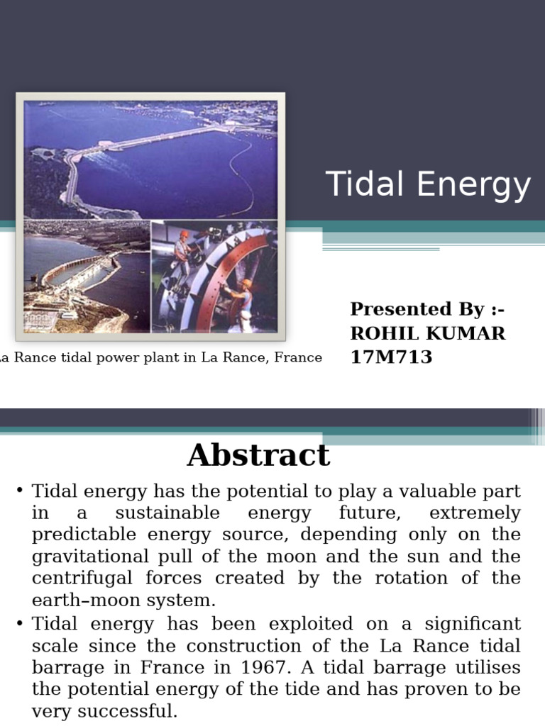 Tidalenergy 180207143642 | PDF | Tide | Energy Conversion