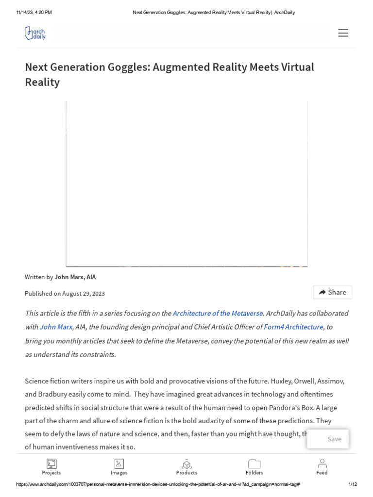 18next Generation Goggles - Augmented Reality Meets Virtual Reality ...
