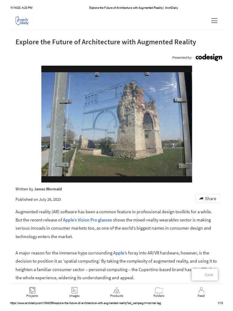 30explore The Future of Architecture With Augmented Reality - ArchDaily ...
