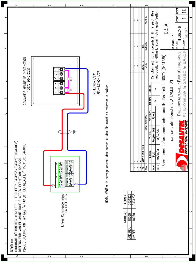 Schema Cablage DM Sur Dea Desautel | PDF