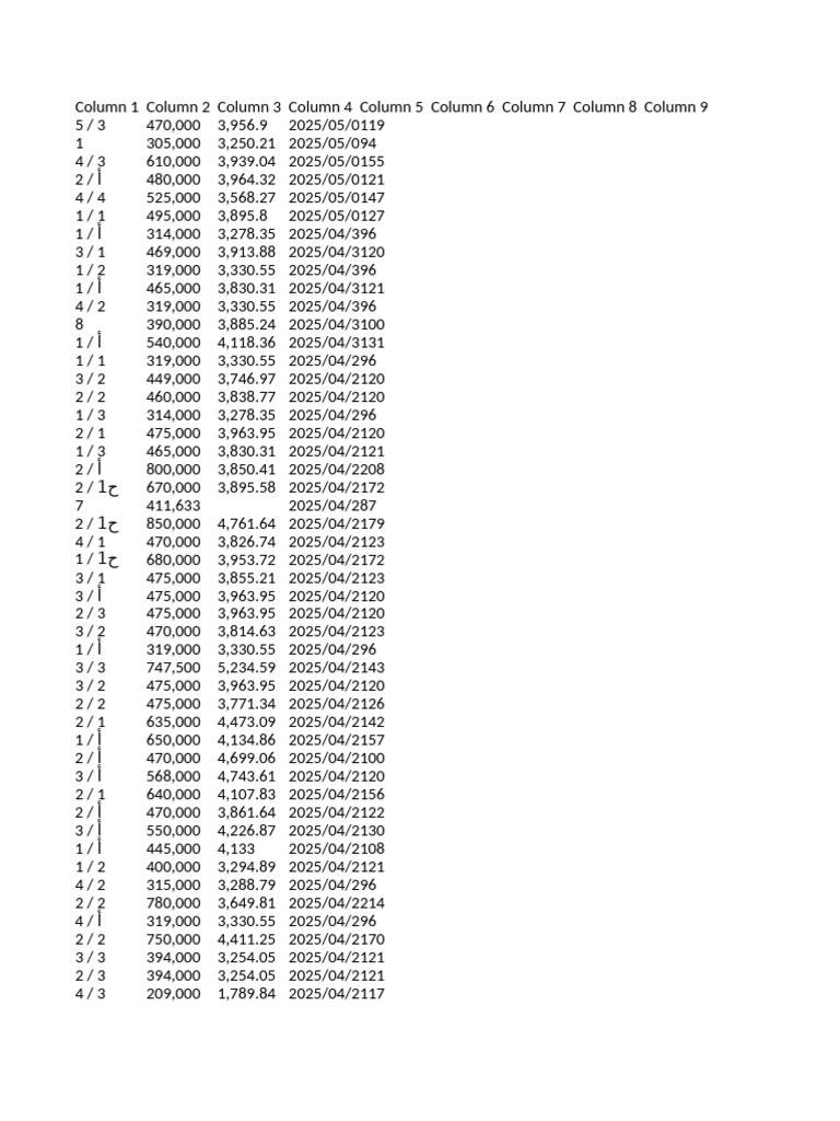 Generic Recipe Get Table Data 91723582 | PDF