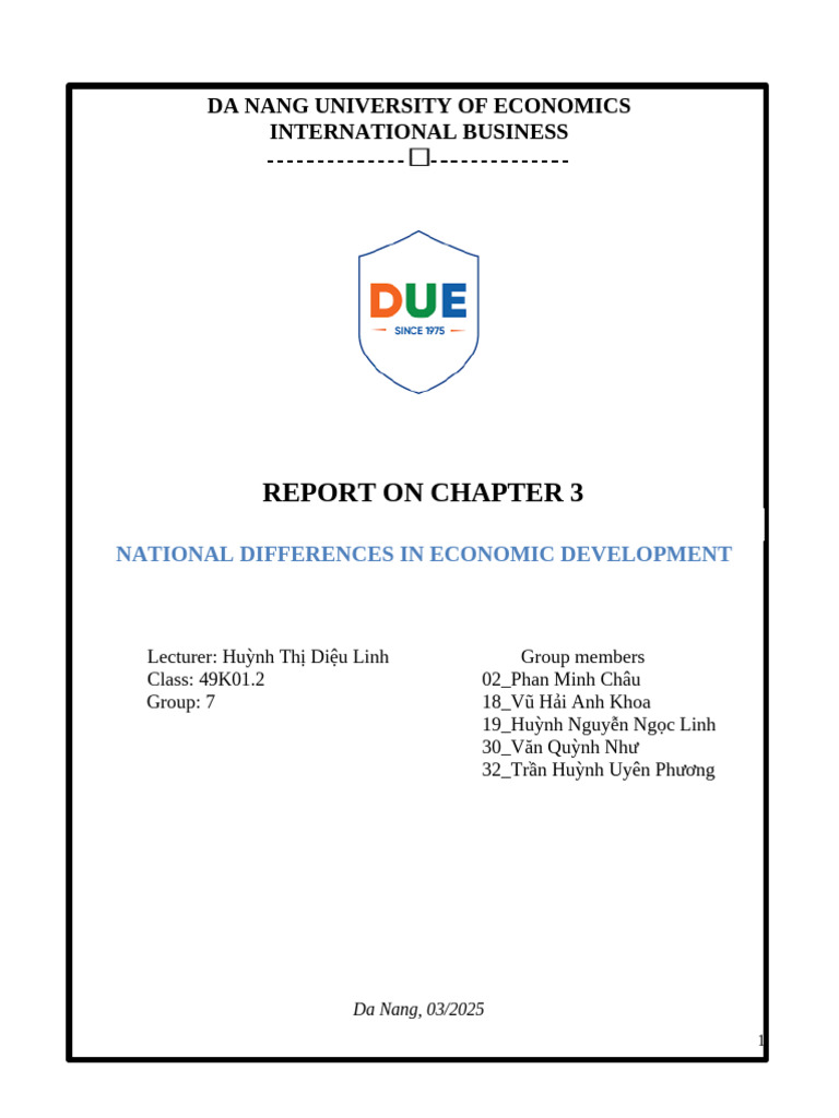 Group7 Class-49K01.2 Chapter3 | PDF | Protectionism | World Politics