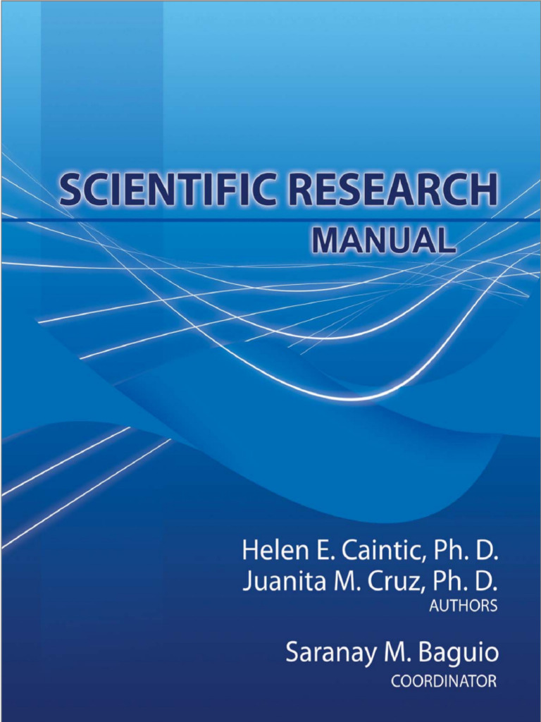 Scientific Research Manual | PDF